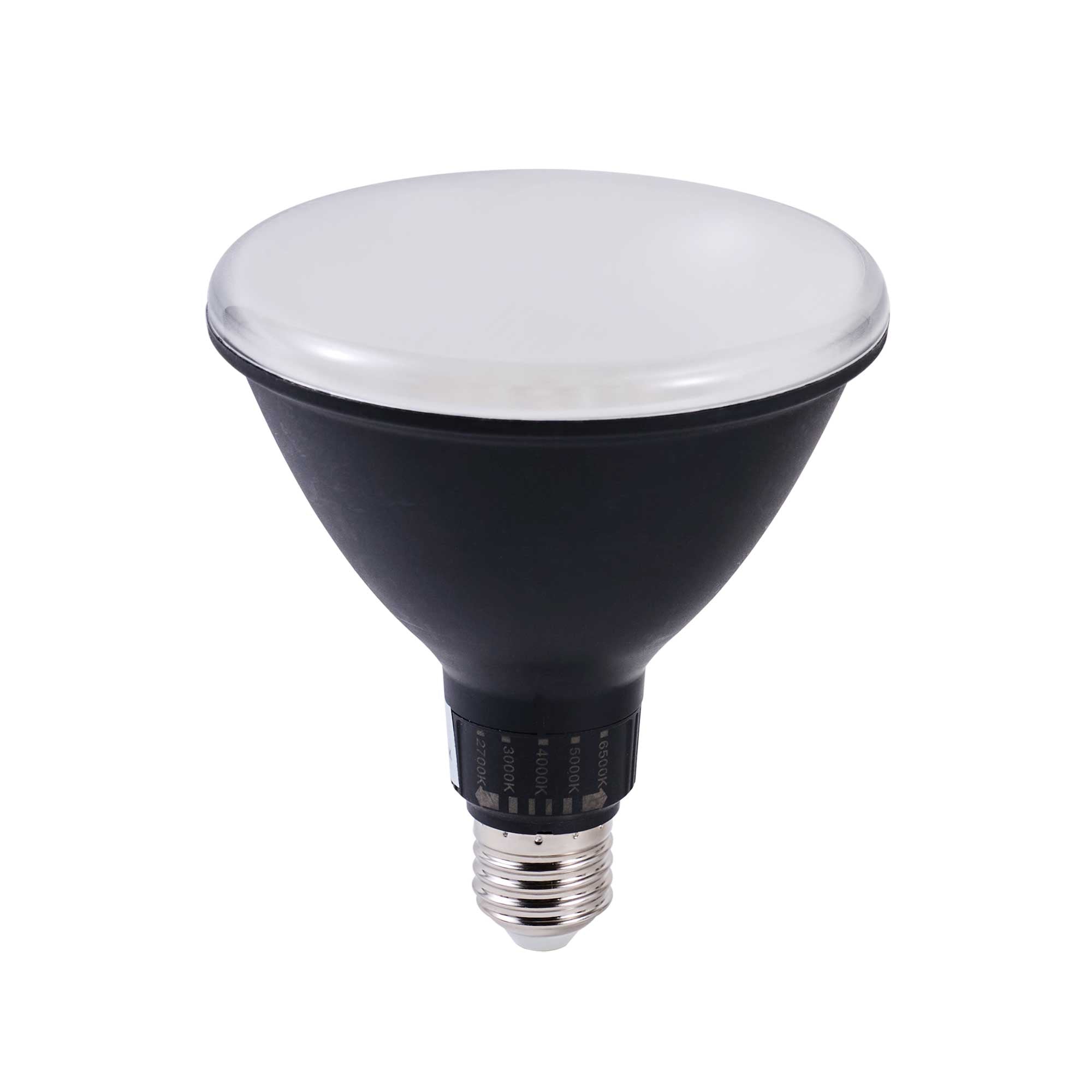 12W PAR38 5CCT LED Lamp Black – Ambius Lighting
