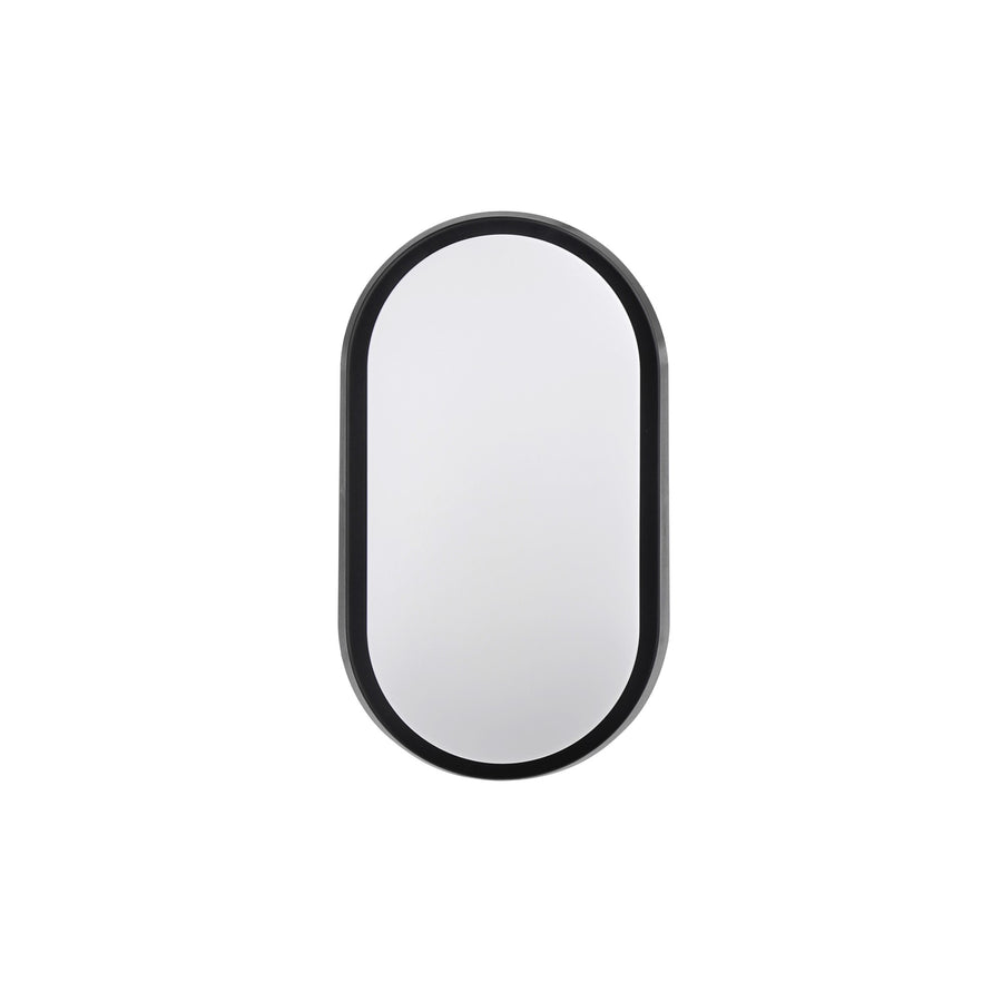 10W Oval IP65 Bulkhead Black – Ambius Lighting
