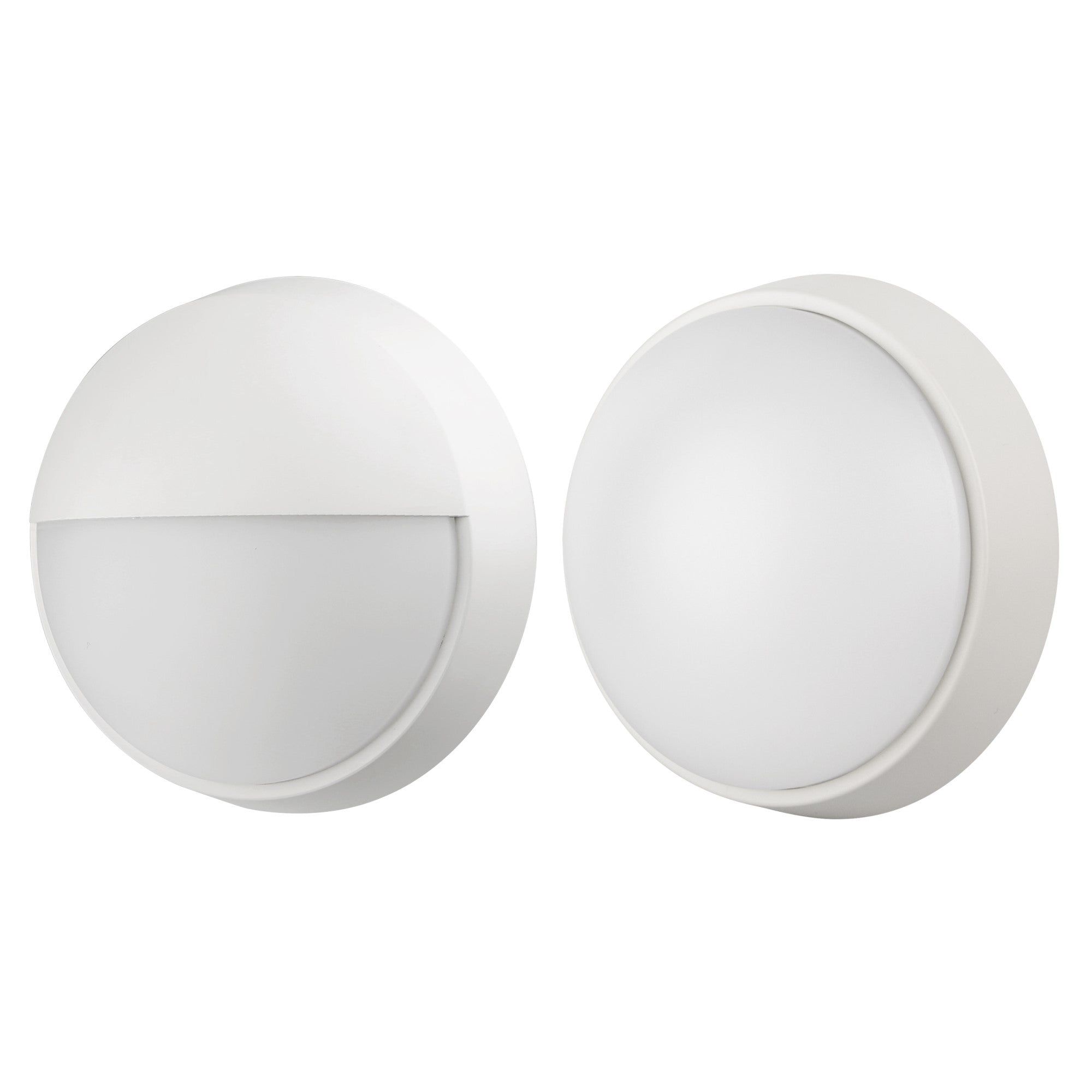14W Round Dual Fascia IP65 Bulkhead White – Ambius Lighting