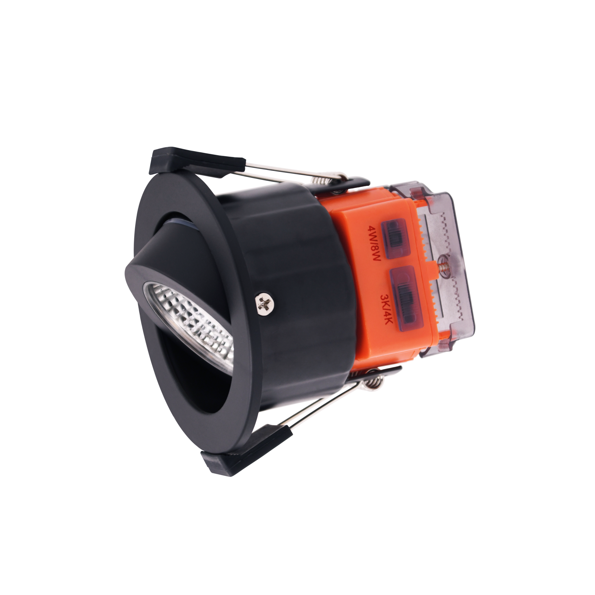 Dual Power 4/8W LED 90mm 3K 4K Tilt Downlight – Ambius Lighting