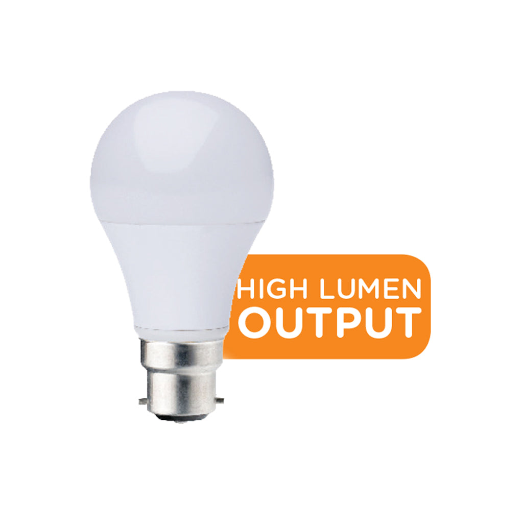 12W B22 A60 LED Globe – Ambius Lighting