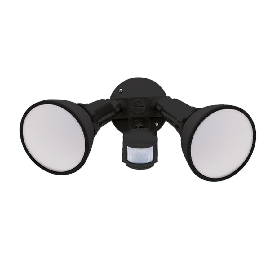 2 x 10W Security Light Black PAR38 – Ambius Lighting
